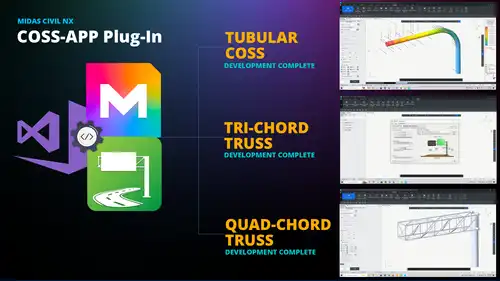 COSS-APP Plug-in for MIDAS CIVIL NX REST API - MOTIIV